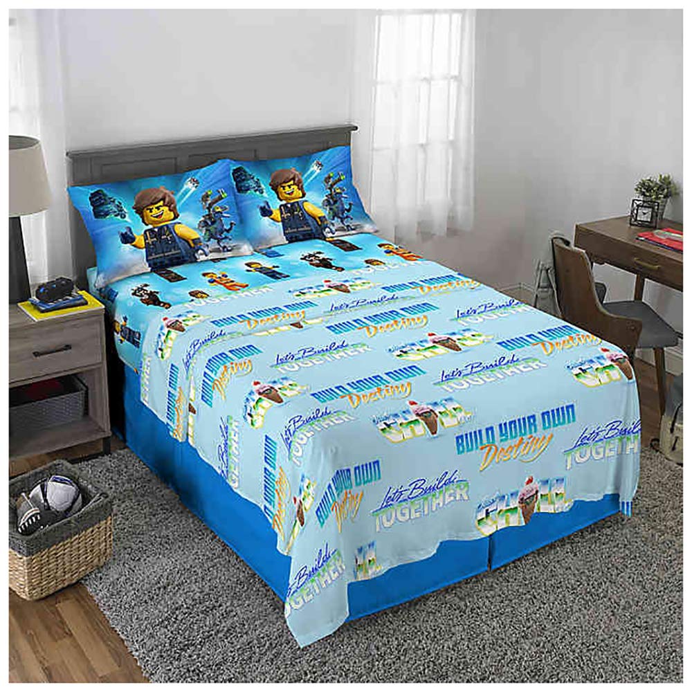Twin Size Lego Movie Flat Lego Sheet Franco Lego Movie Full Sheet Set ...
