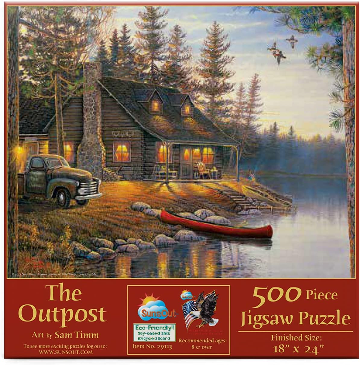 Amazon.com: SUNSOUT INC - The Outpost - 500 pc Jigsaw Puzzle by Artist ...