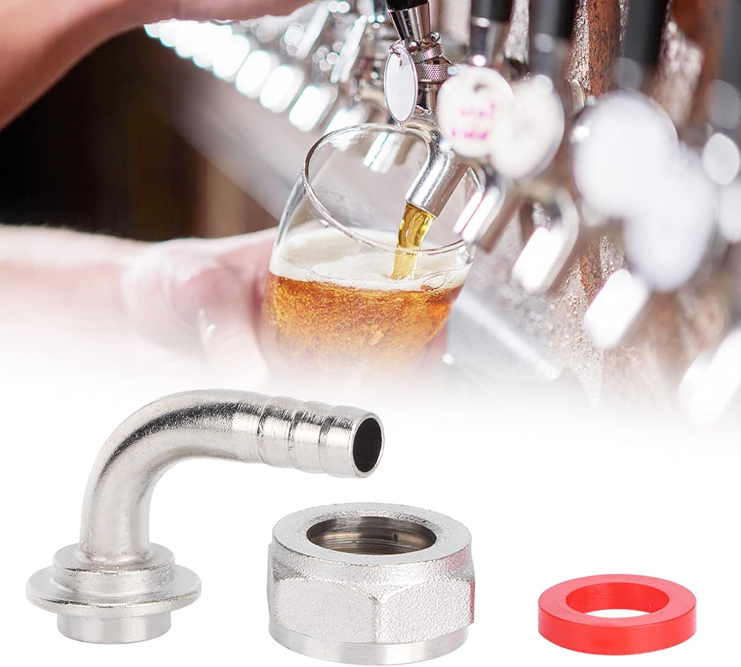 Connector Kit for Home Beer Brewing Tap Faucet Accessories Draft Beer ...