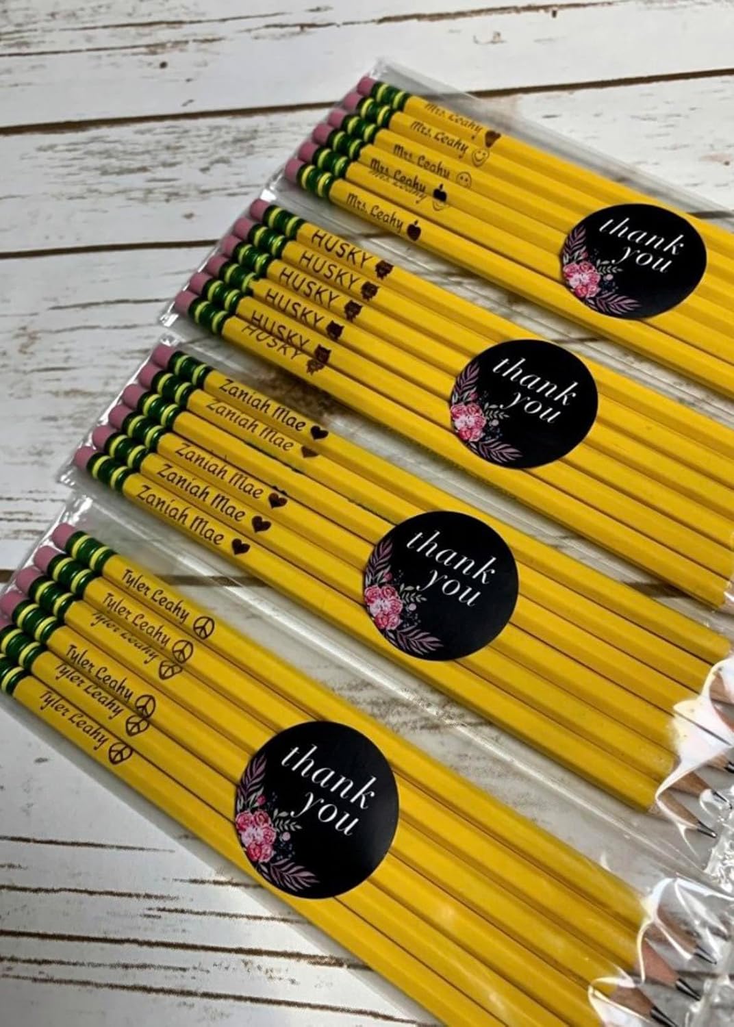 Amazon.com: Personalized #2 Pencils Back to School Name Pencils (Yellow ...