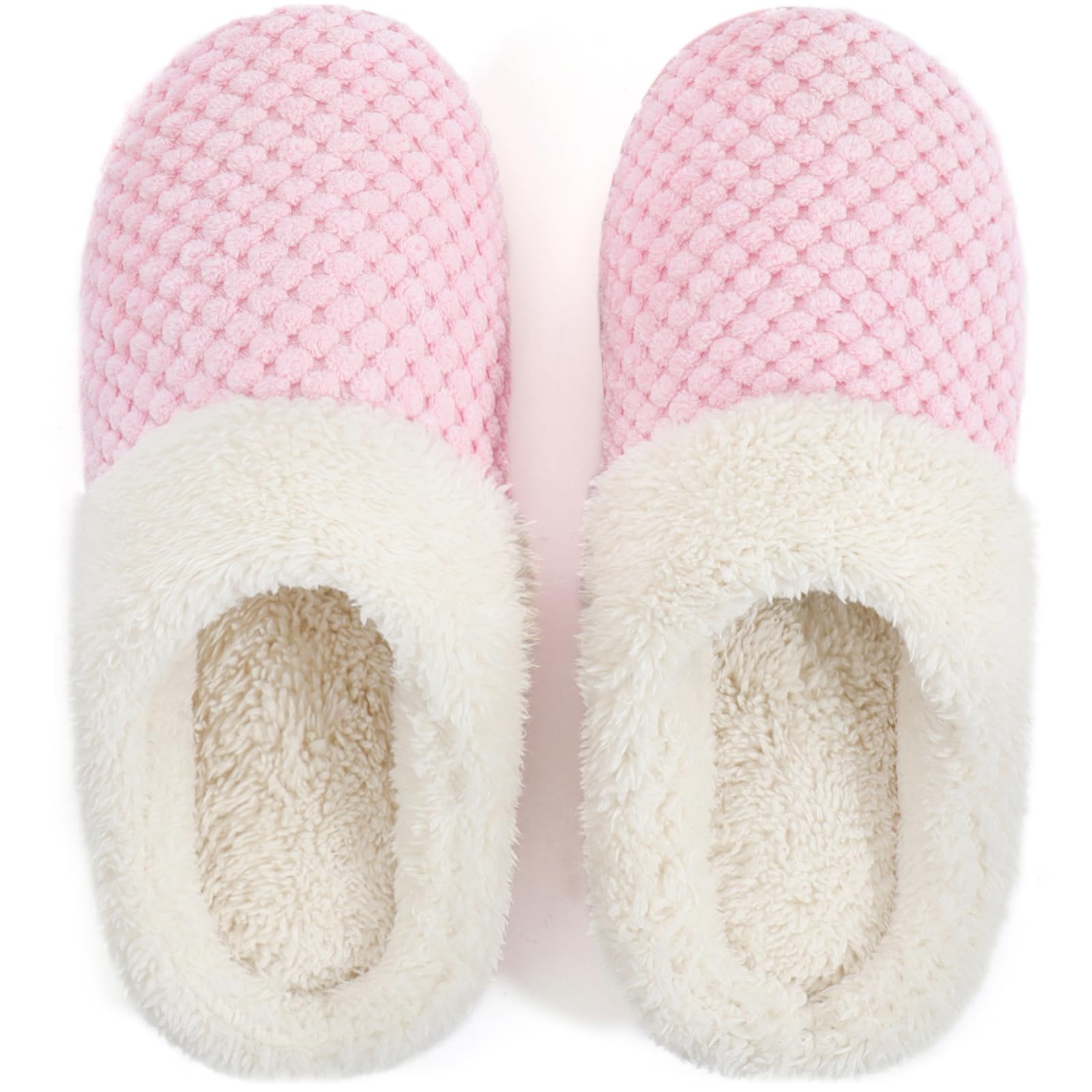 Snapklik.com : ULTRAIDEAS Womens Lamb-hug Comfy Fleece House Slippers ...