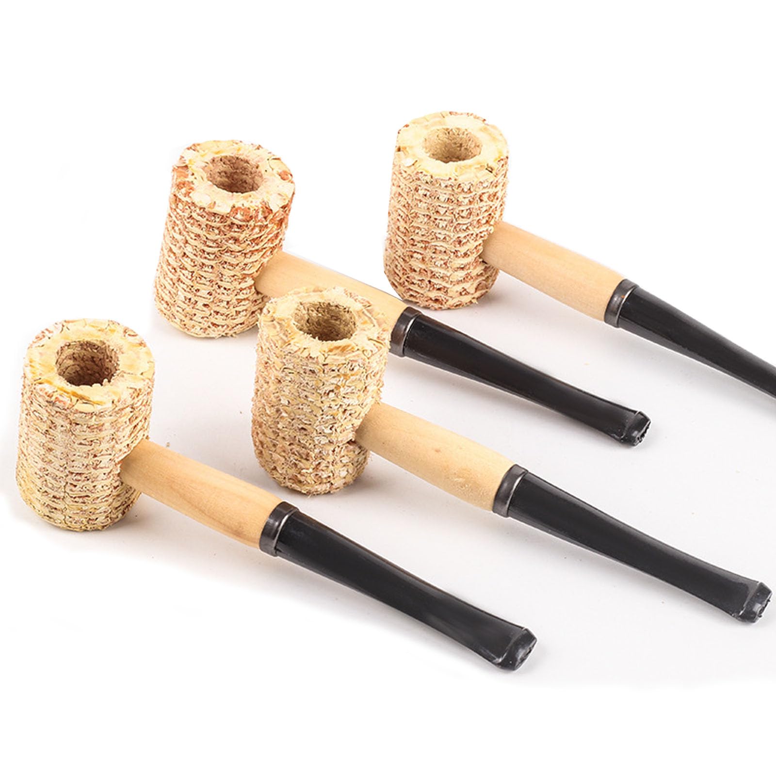Amazon.com: Tobacco Pipes, VOVCIG 4 Set Corn Shaped Cigar Pipes for ...