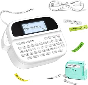 Amazon.com : Label Maker Machine with Tapes, Label Makers with Battery ...