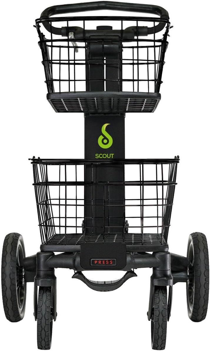 Amazon.com: Scout Folding Utility Office Cart SCV3 (Black) : Office ...