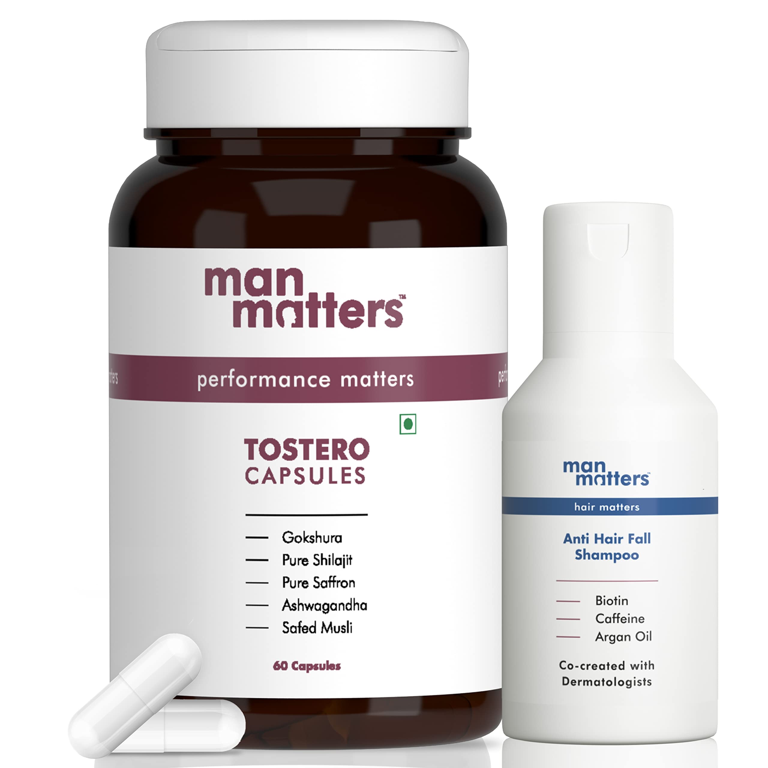 Buy Man Matters s & Anti Hair Fall Shampoo Sampler 15ml | Ashwagandha ...