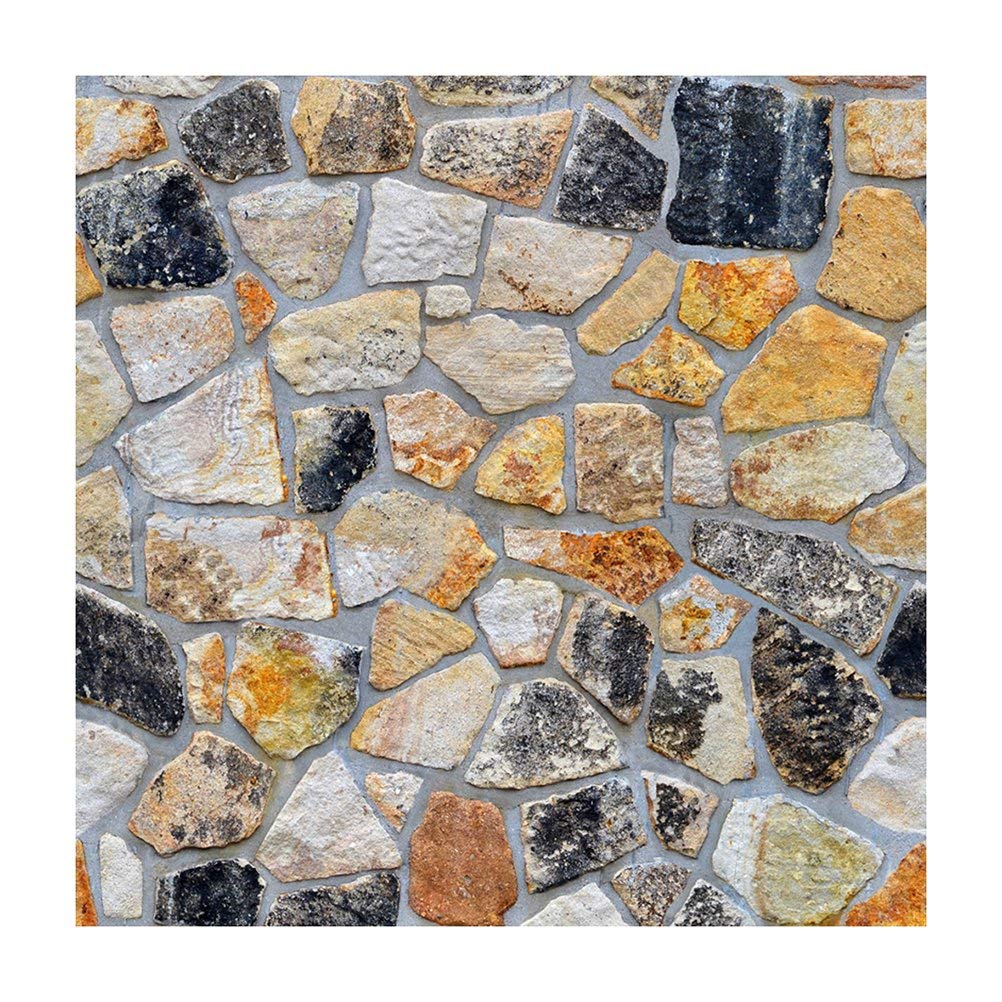 Vinyl Self Adhesive, Peel And Stick Stone Wall Sticker, 48 Sq. ft ...