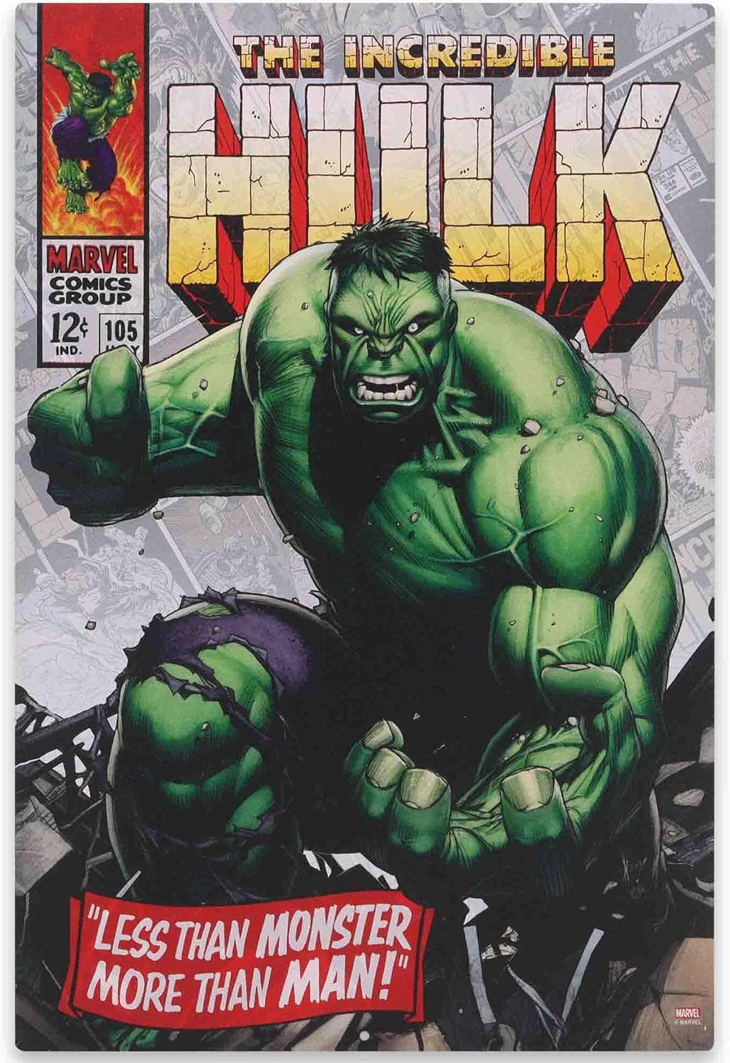 Amazon.com: Open Road Brands Marvel The Incredible Hulk Comic Book ...