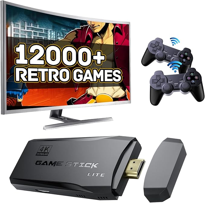 Amazon.com: Retro Game Stick with 12000+ Games,Nostalgia Stick Game ...