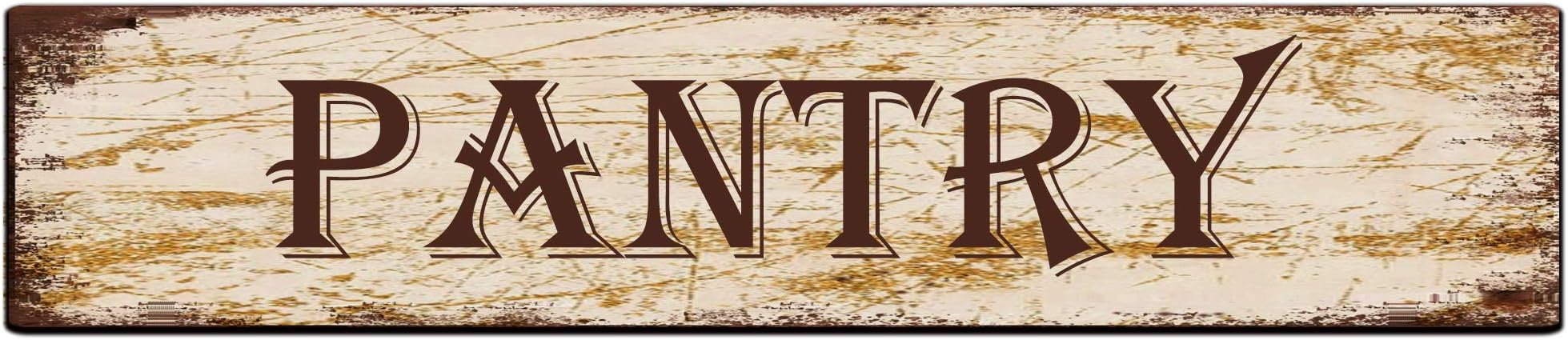 Amazon.com: WOSTOD Pantry Sign Reto Vintage Metal Tin Signs Rustic ...