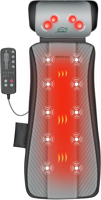 Amazon.com: Snailax Full Body Massage Mat with Heat & Movable Shiatsu ...