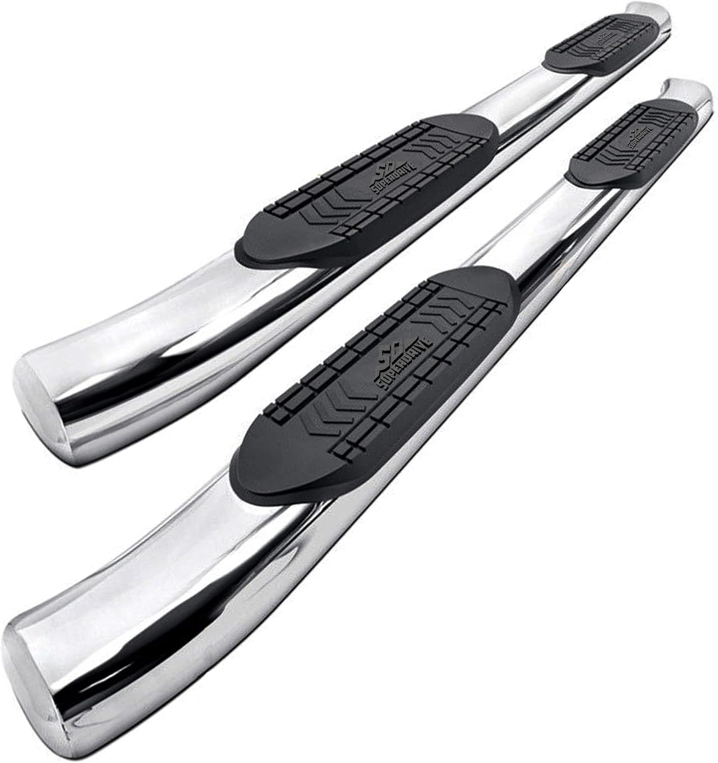 Amazon.com: SUPERDRIVE 5" Curved Oval Running Boards Compatible with 19 ...