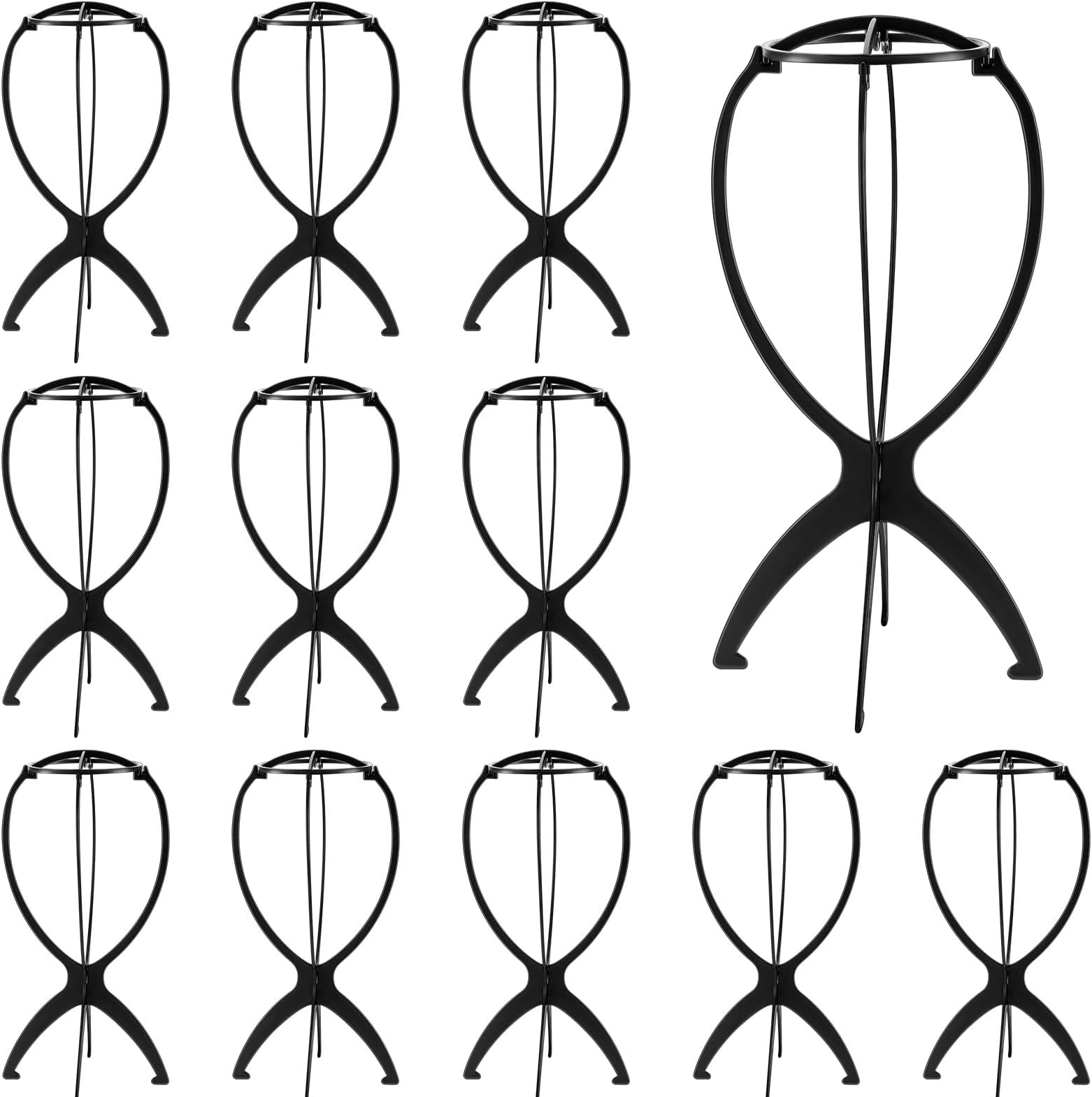 Amazon.com: Thyle 10 Pcs Foam Wig Head Female Mannequin Hairpieces ...