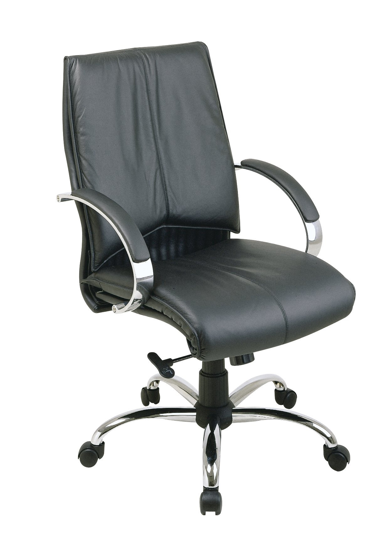 Amazon.com: Office Star 8200 Series Deluxe Mid Back Executive Leather ...