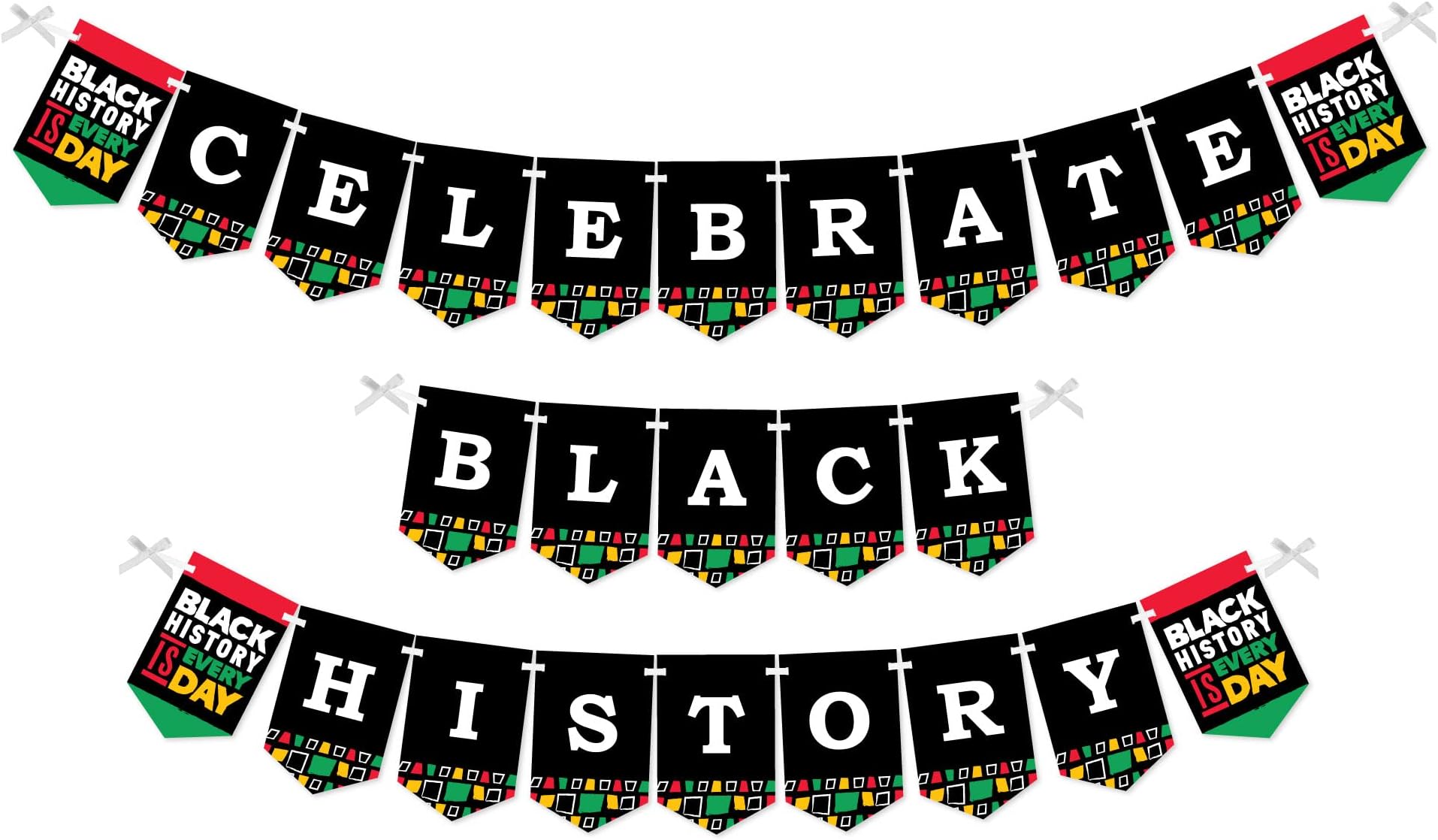 Amazon.com : I Am Black History Banner Black History Month Party ...