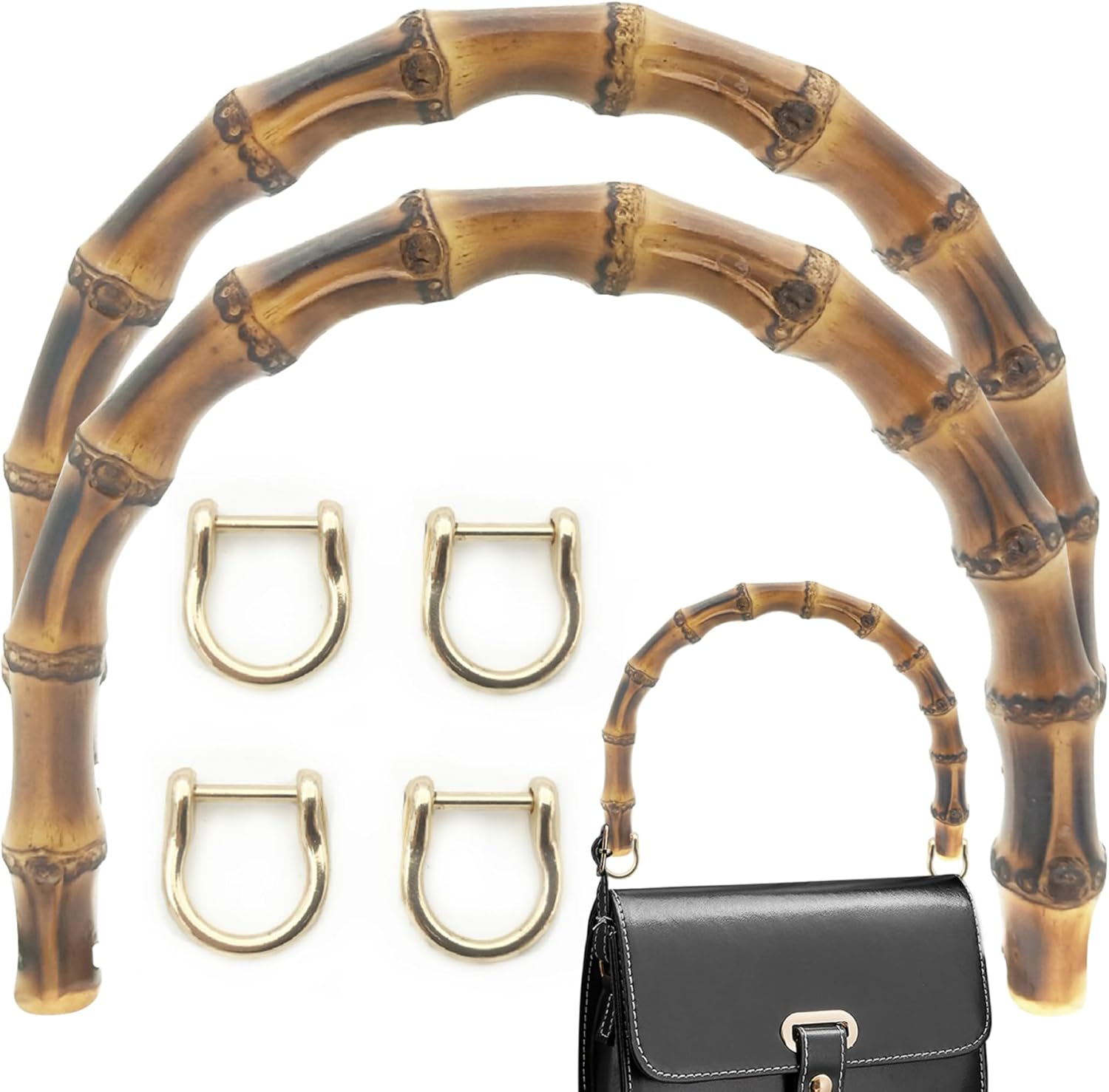 Amazon.com: Pesoncarl Purse Accessories, Handbag Handles 2Pcs U-Shaped ...