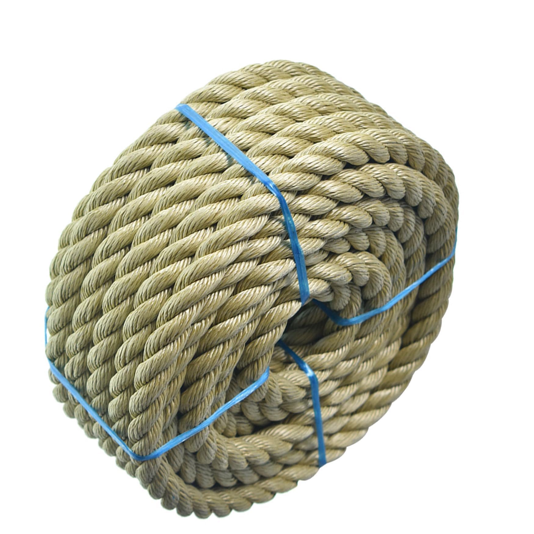 Snapklik.com : 3/4 Inch 1 Inch Diameter Twisted Manila Rope, Twisted 3 ...