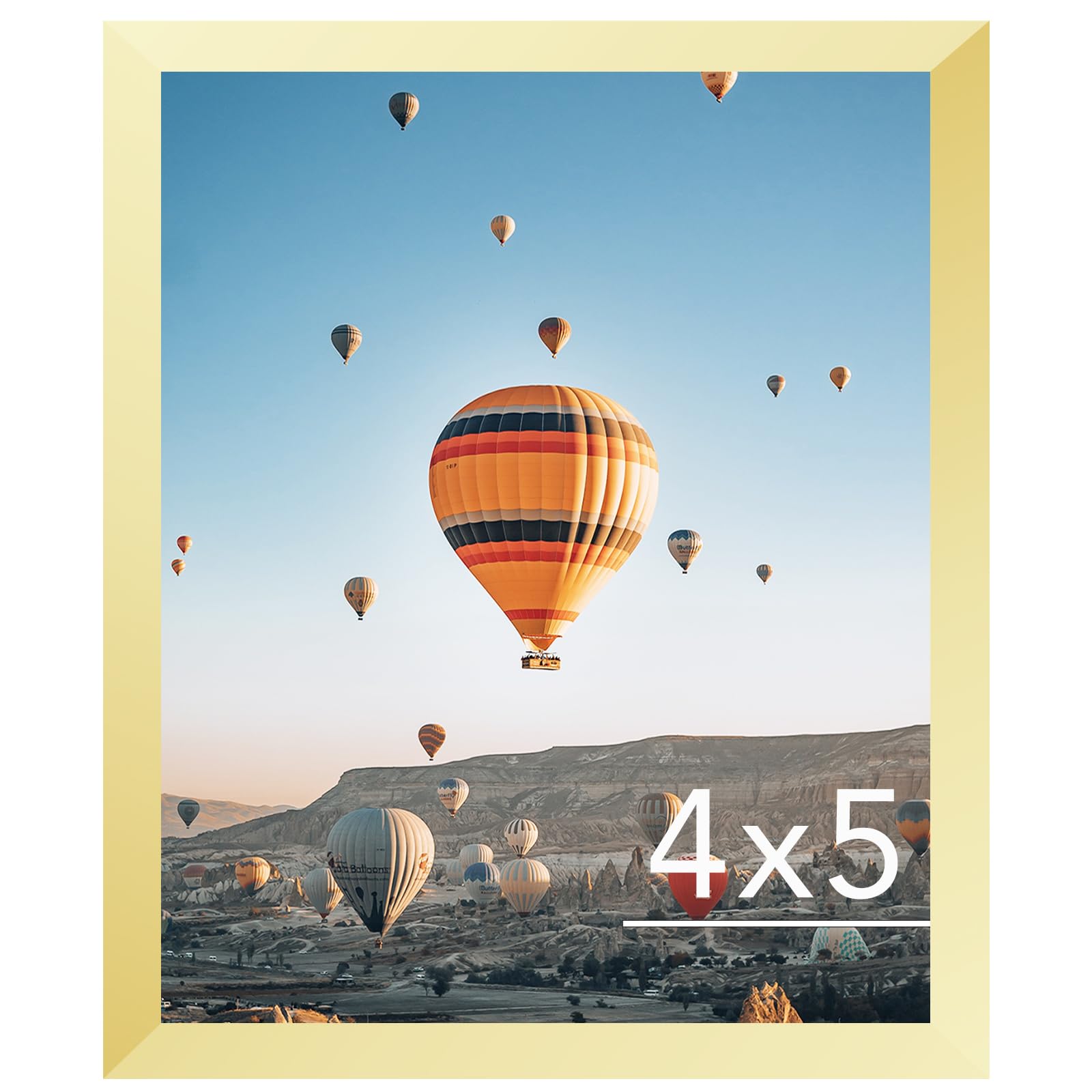 Amazon.com - JCJMY 4x5 Picture Frame Gold for Wall Hanging or Tabletop ...