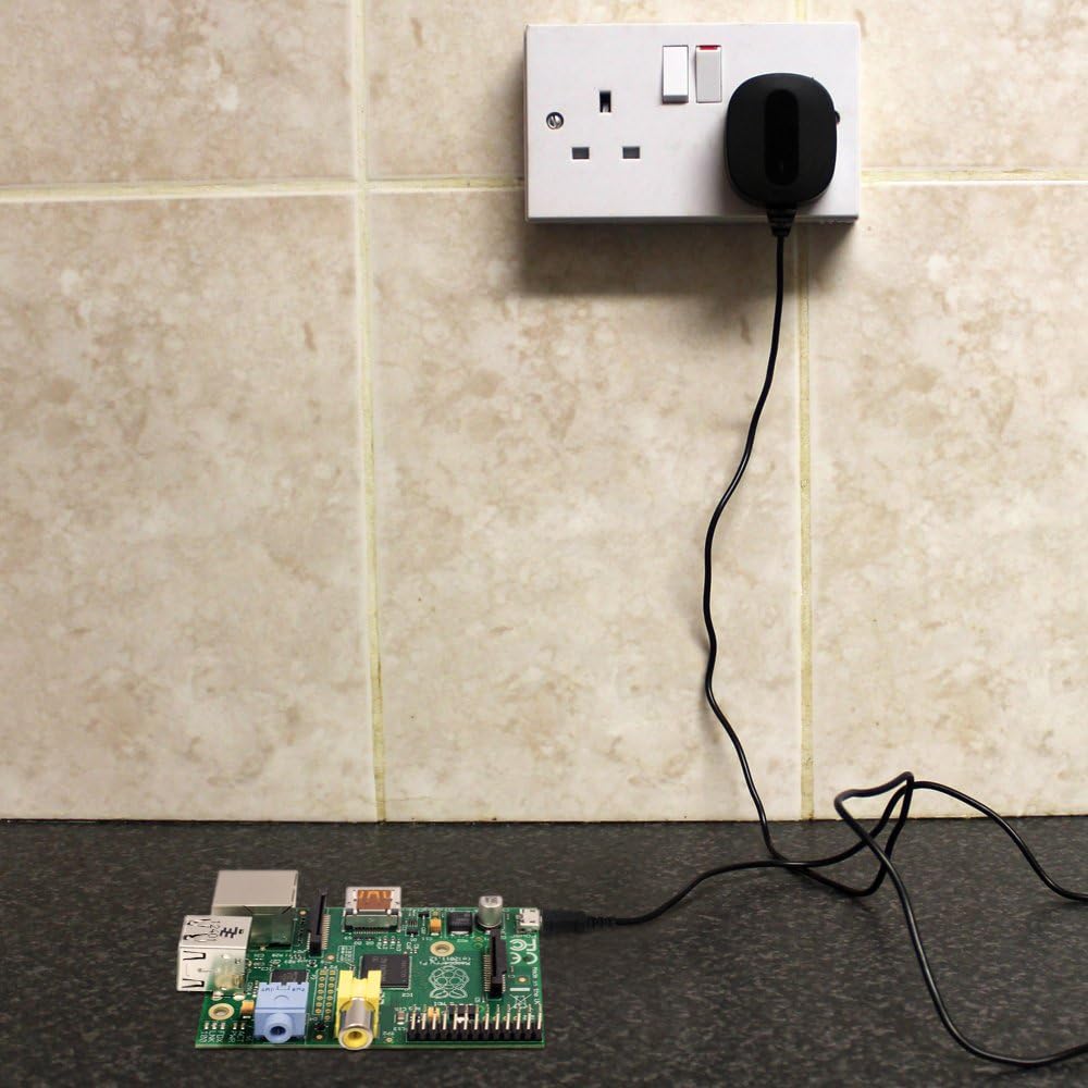 Raspberry Pi 27W USB-C Power Supply - Black : Amazon.co.uk: Computers ...