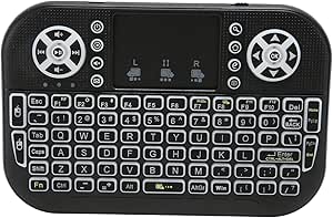 Amazon.co.jp: Mini Wireless Keyboard with Touchpad, 2.4GHz RF Multi ...