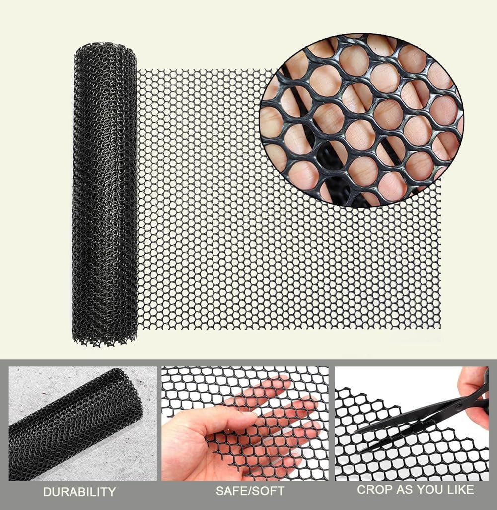 Plastic Chicken Wire Fencing Hexagonal Mesh Chicken Wire Fence