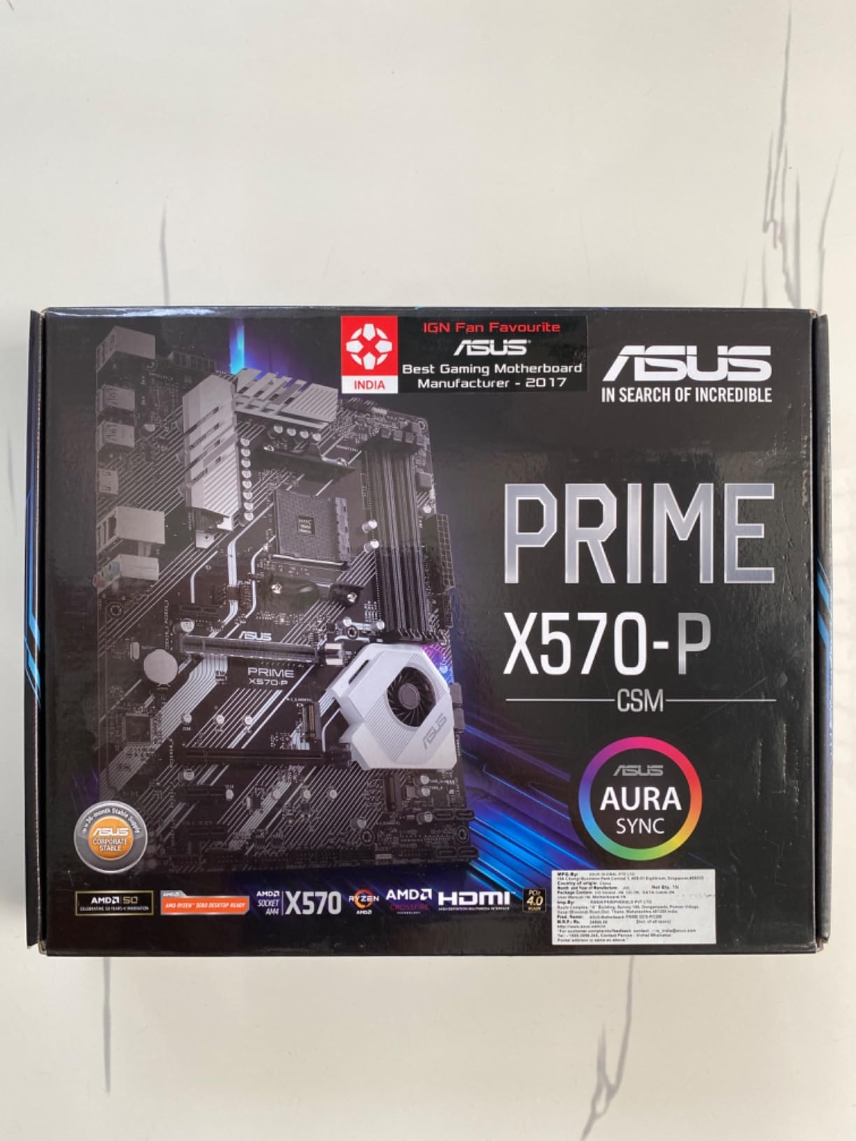 Amazon.in: Buy Asus Prime X570-P Ryzen 3 AM4 with PCIe Gen4, Dual M.2 ...