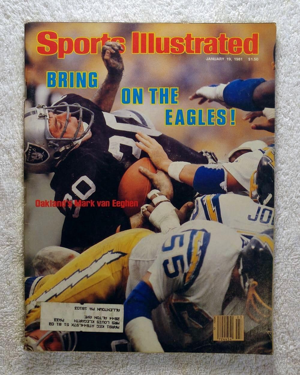 Amazon.com: Mark Van Eeghan - Oakland Raiders - Sports Illustrated ...