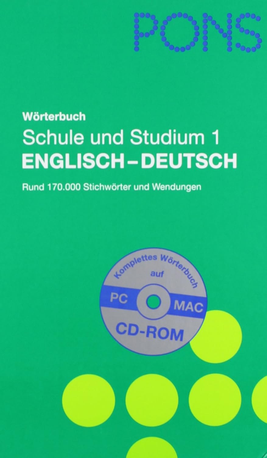 Pons Global Dictionary English German: Pons Global Woerterbuch Klett ...