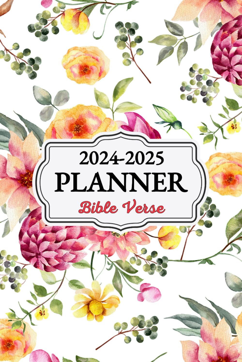 Bible Verse Planner: Two Years Christian Daily, Monthly Agenda ...
