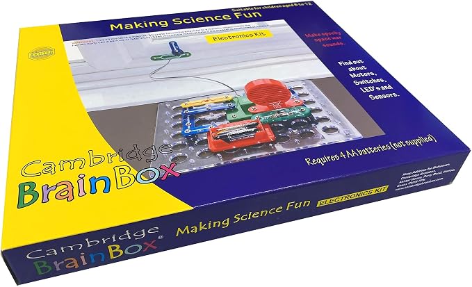 Cambridge BrainBox Making Science Fun Educational Electronic Kit ...