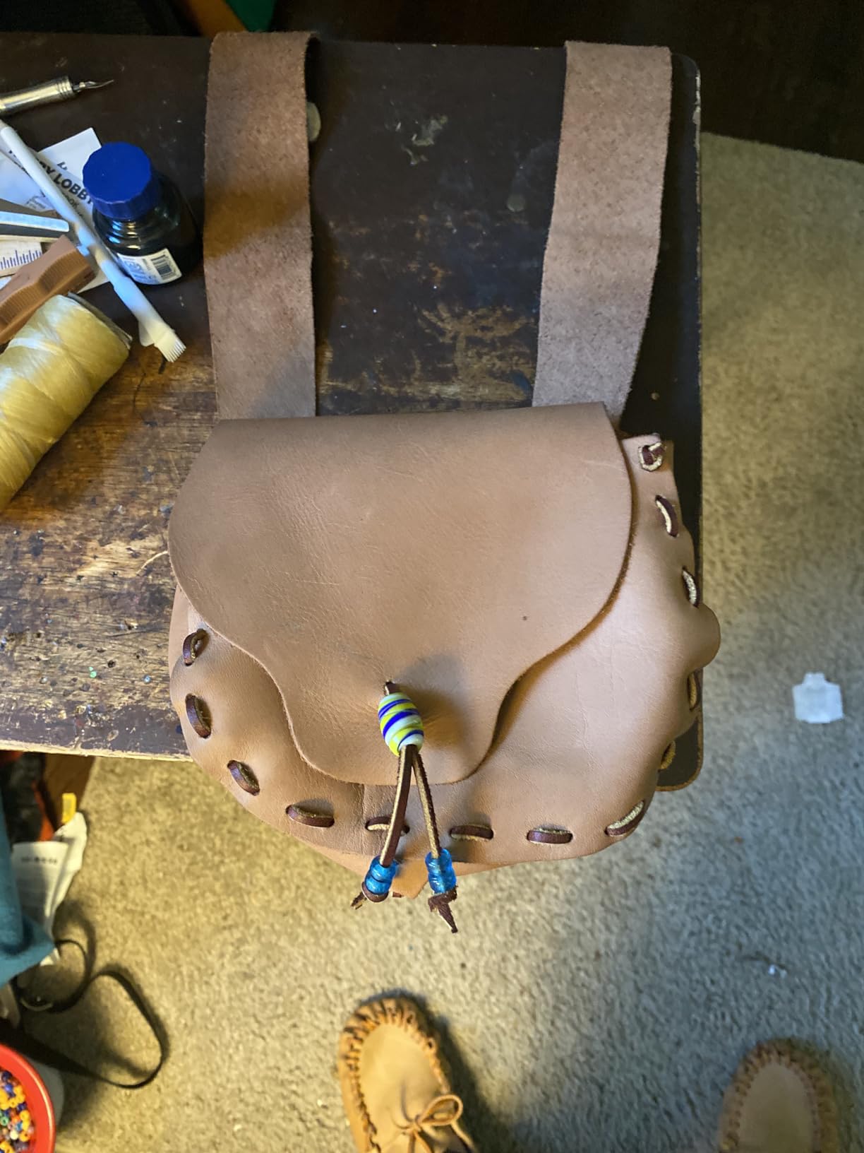 Amazon.com : Possible Bag Kit - Black Powder Leather Bags Kit ...