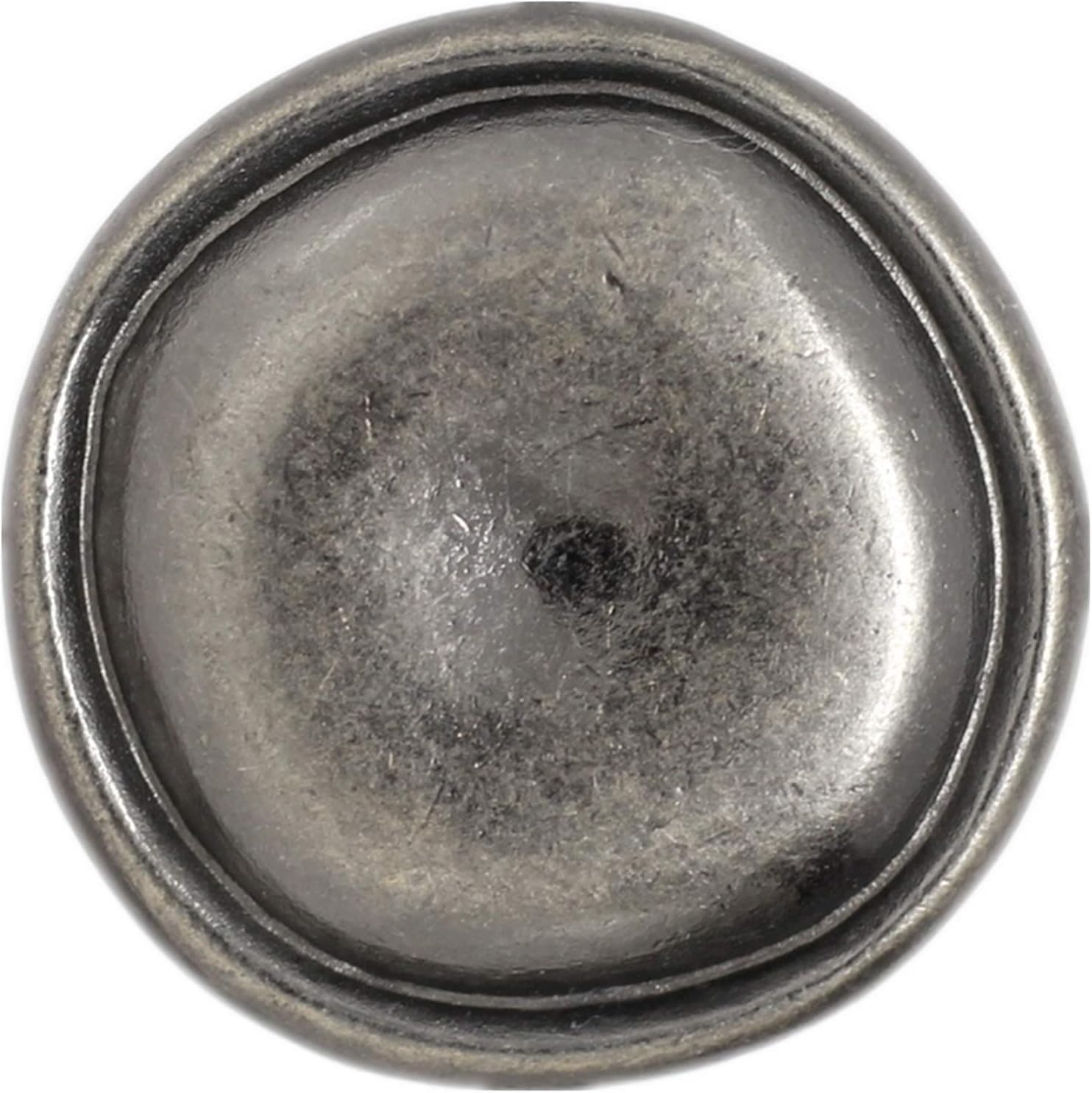 Amazon.com: Bezelry 12 Pieces Rustic Round Metal Shank Buttons. 23mm (7 ...
