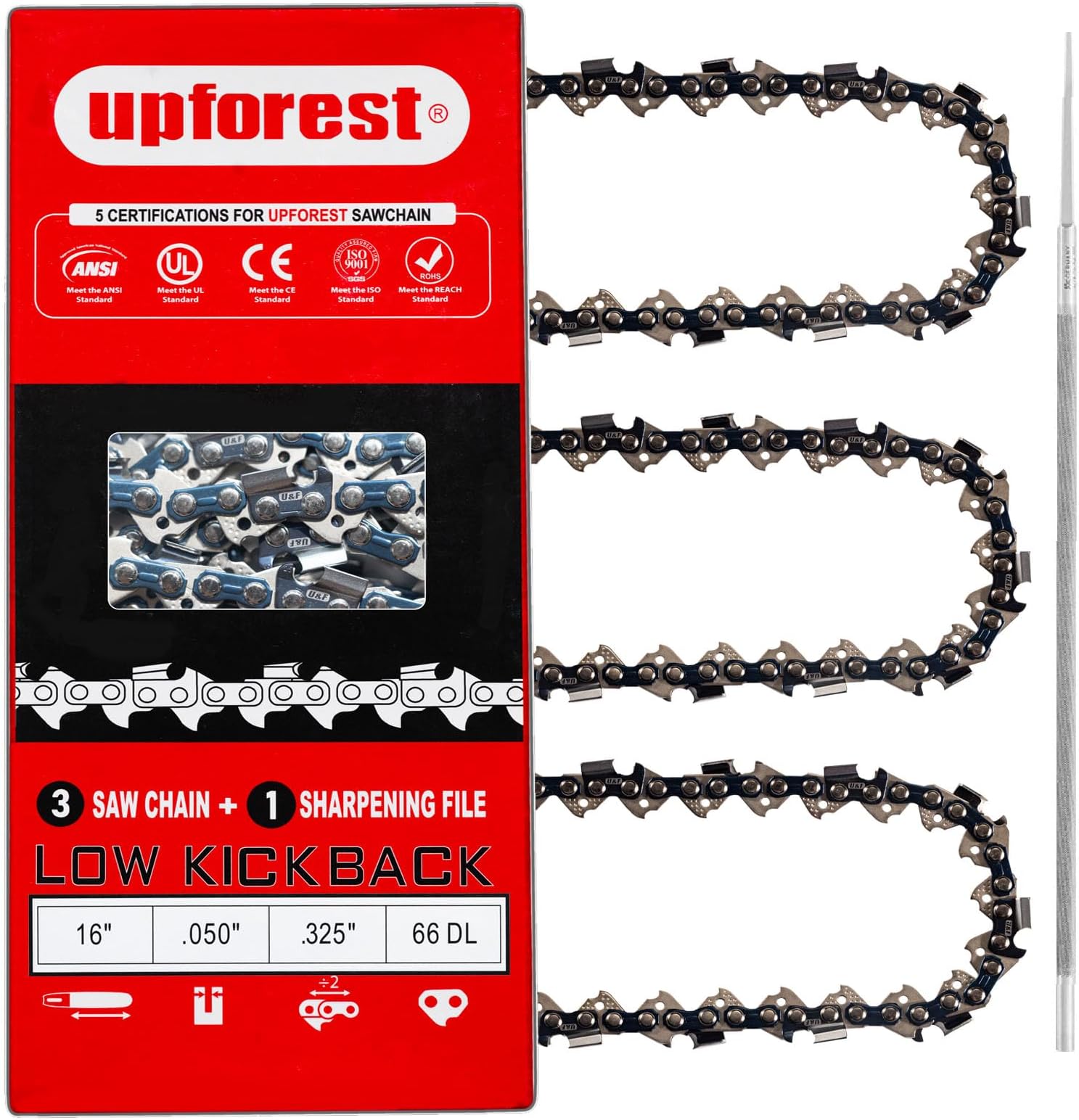 Amazon.com: Husqvarna H30 Narrow Kerf 16 Inch Chainsaw Chain, .325 ...