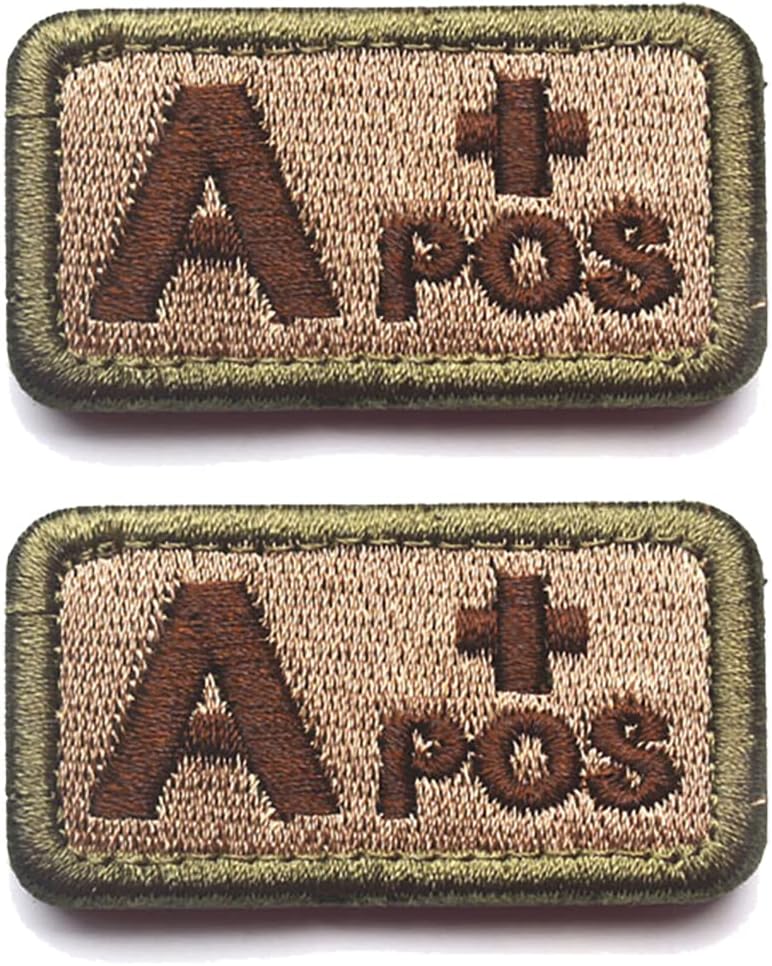 Amazon.com: 2 PCS AliPlus Blood Type Patches A+ Positive POS Patches ...