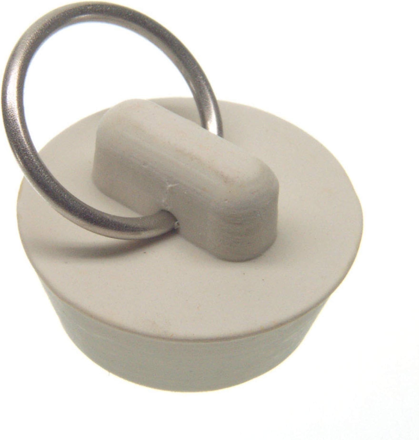 Danco 35974B 1-Inch Rubber Drain Stopper, White, 1 per Bag - Bathroom ...