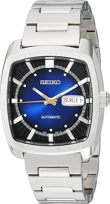 Amazon.com: SEIKO Recraft Automatic Blue Dial Stainless Steel Men's ...