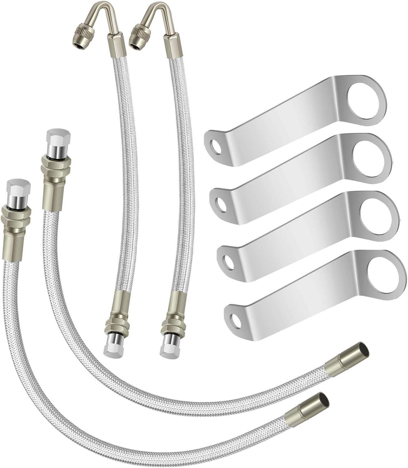 Amazon.com: JkorkM Double Tires Air Inflation Kit, Including Valve Stem ...