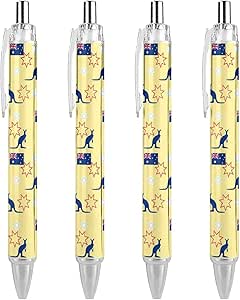 Amazon.com: Australian Kangaroo Retractable Ballpoint Pen Blue Ink Ball ...