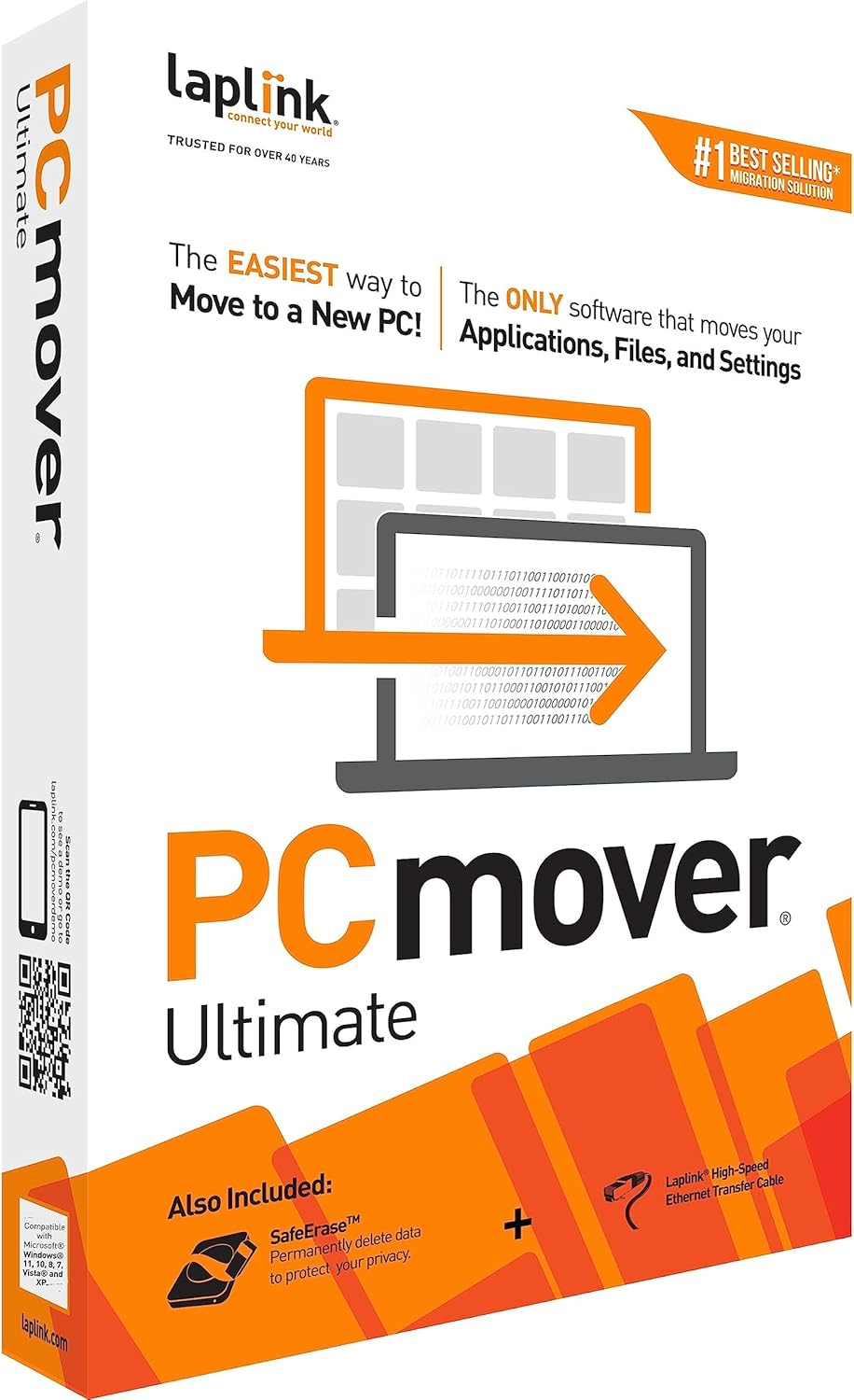 Laplink Software PCmover Ultimate 11 | Verschiebt Ihre Anwendungen, Dateien und Einstellungen ...