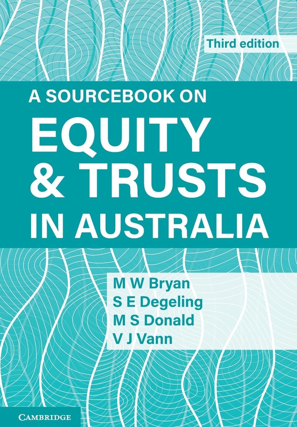 A Sourcebook on Equity and Trusts in Australia - Bryan, Michael ...
