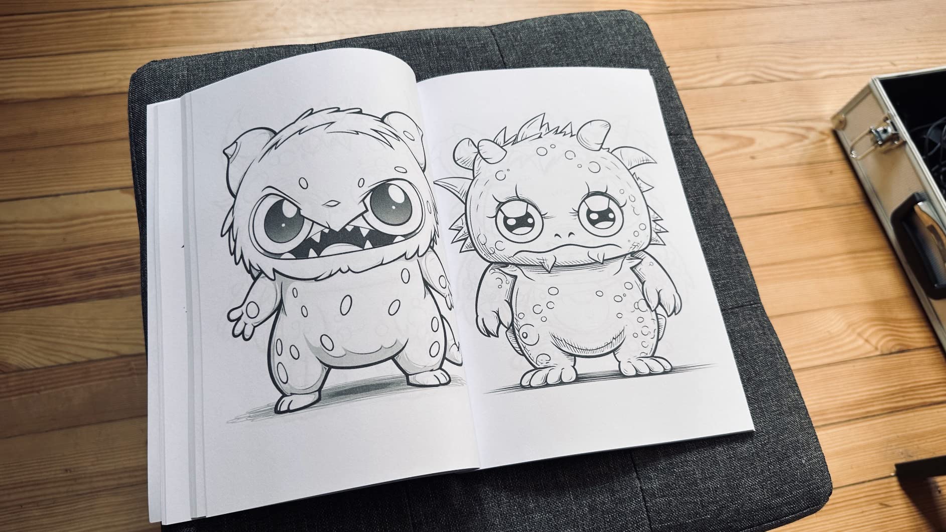 Amazon.fr - 100 petits monstres à colorier : un livre de coloriage ...