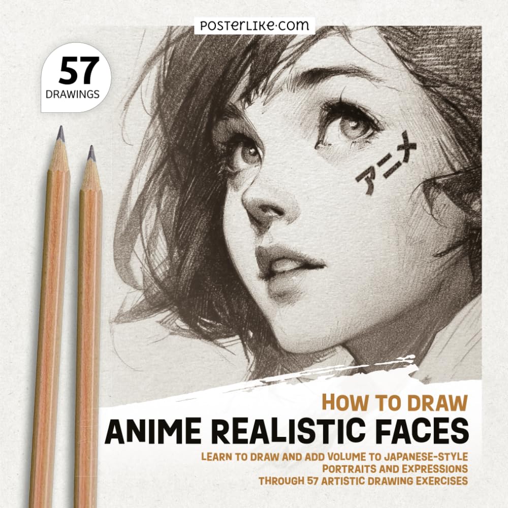 How to Draw Anime Realistic Faces: Learn to Draw and Add Volume to ...