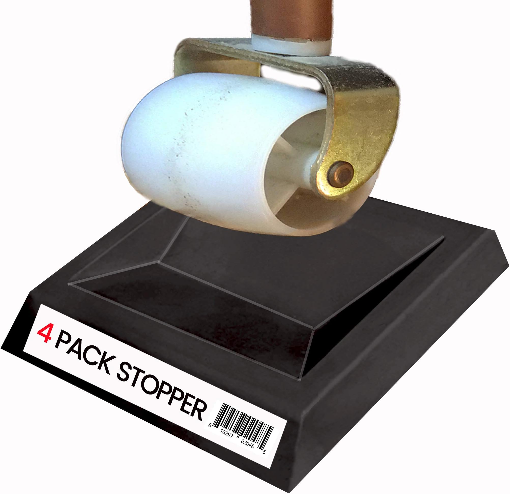 2 Inch Office Chair Wheel Stopper, Wheel Stoppers for Rolling Furniture ...