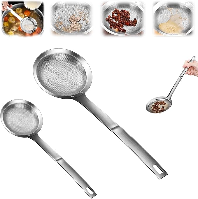 Amazon.com: ABKD Pleteffect Colander, Fine Mesh Stainless Steel ...