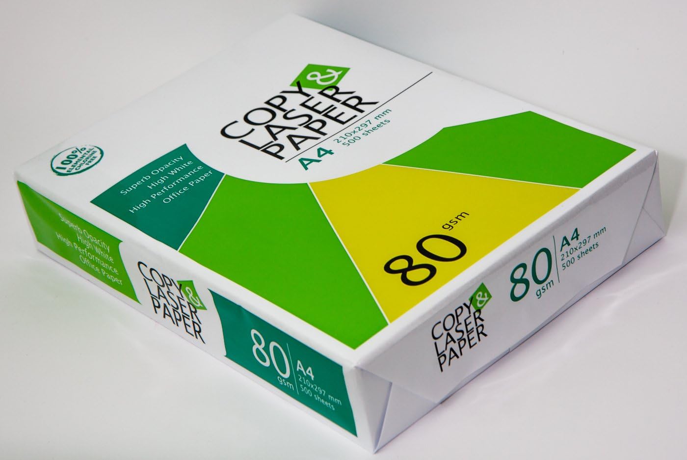 Amazon.com : Copy & laser paper A4 - 100% ELEMENTAL CHLORINE FREE ...