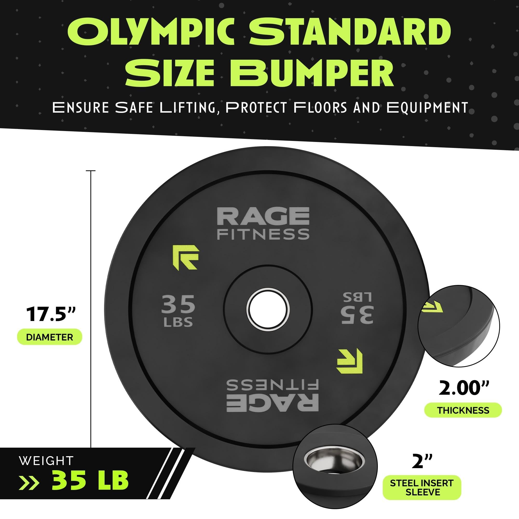 Snapklik.com : Olympic Bumper Plates, Rubber Formula