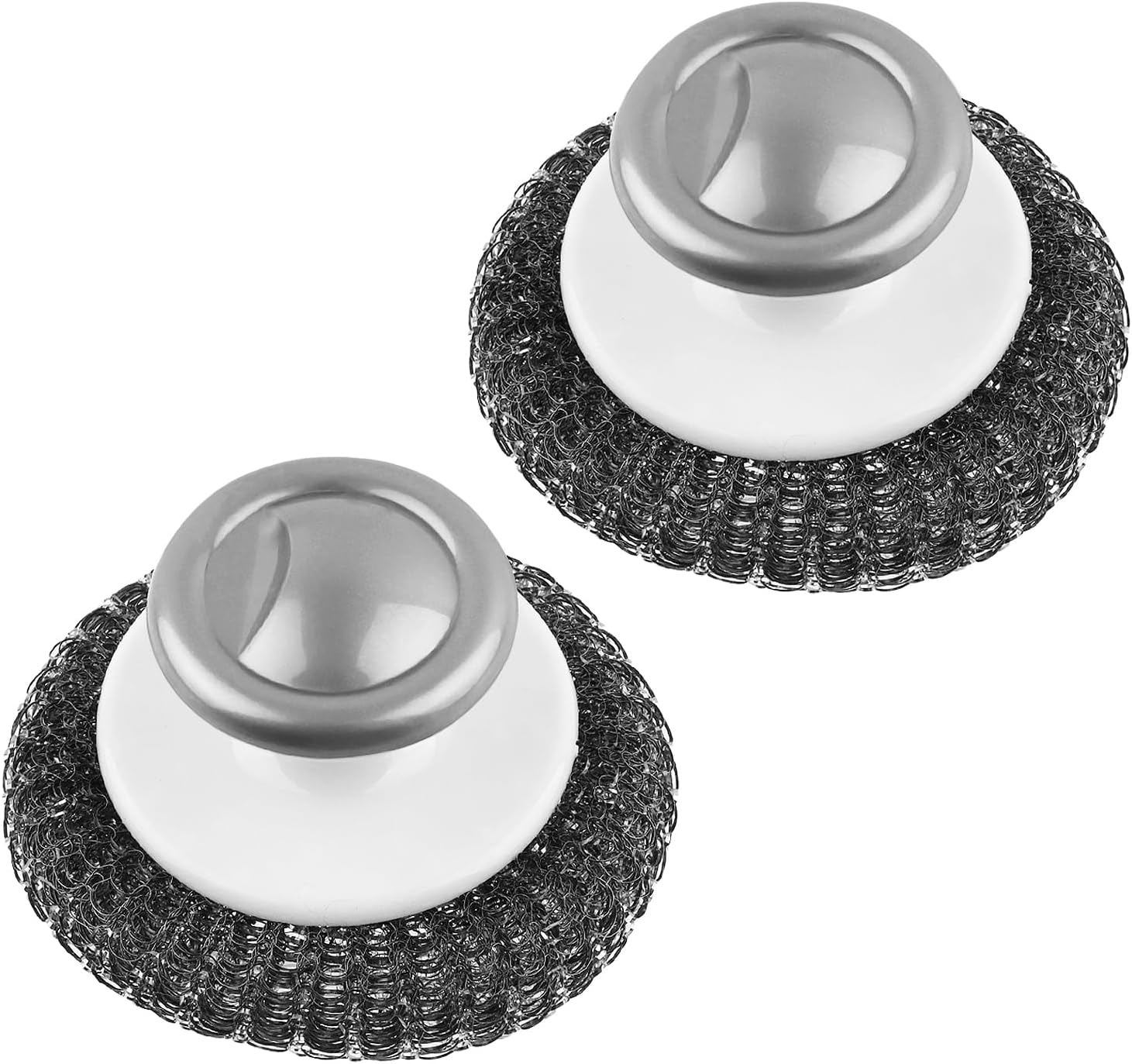 Amazon.com: 2 Pack Stainless Steel Wool Scrubber, Scrubbing Scouring ...
