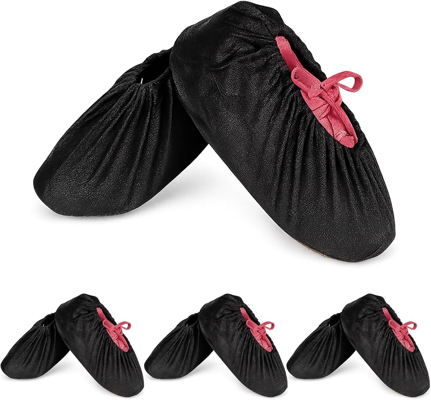 Pack of 4 Reusable Shoe Covers for Men and Women, Shoe Covers ...