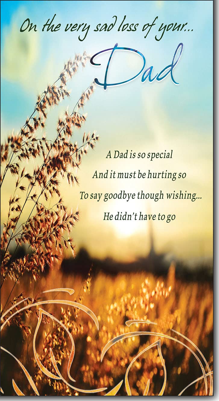 On The Sad Loss Of Your Wonderful Dad Sympathy Card | Desertcart INDIA