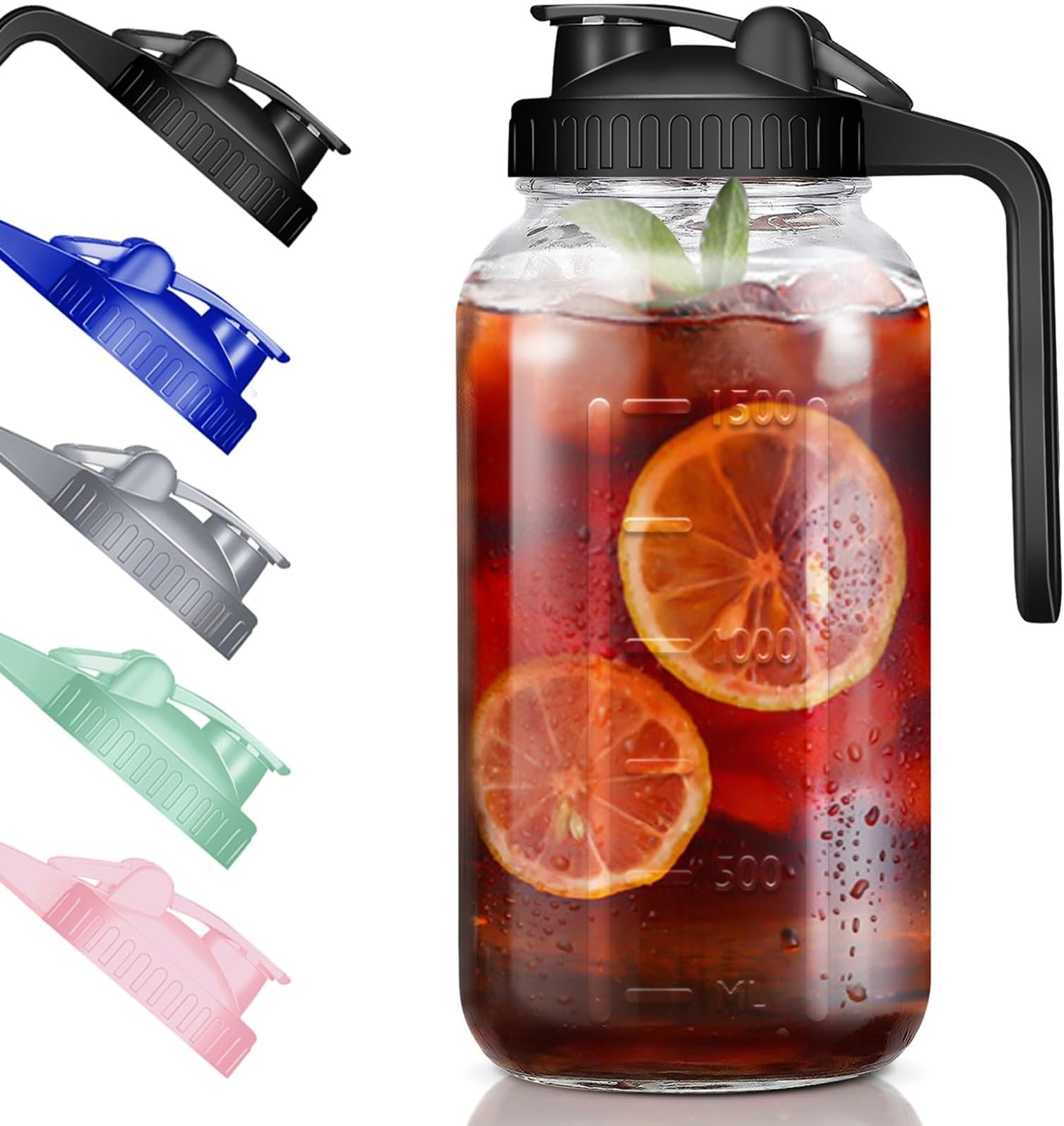 Amazon.com: AOZITA Iced Tea Maker Pitcher with Infuser and Lid - 2 ...
