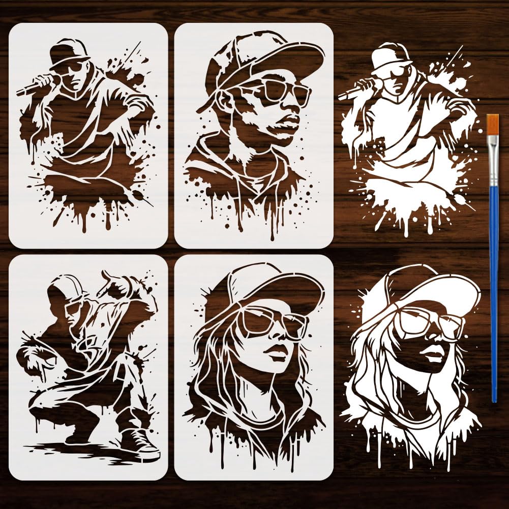 Rapper Stencil
